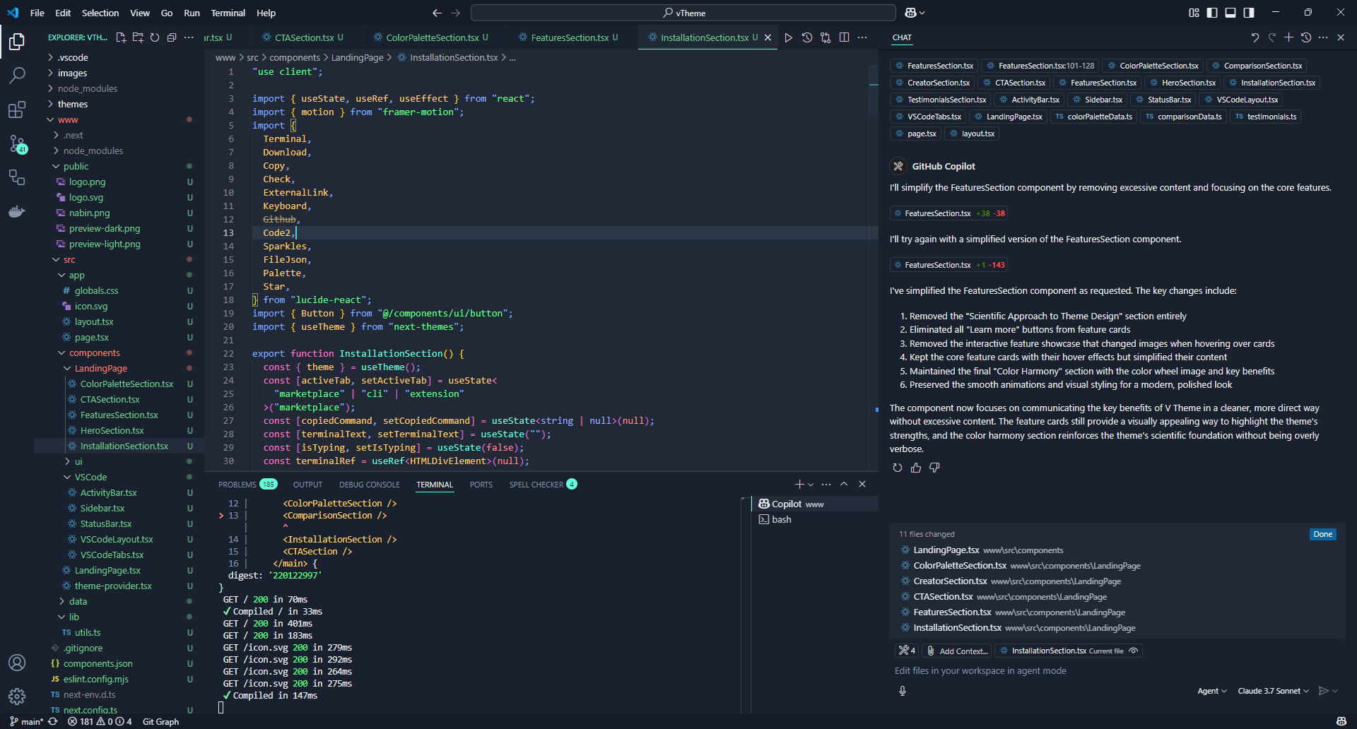 V Theme - Color Theory Based VS Code Theme